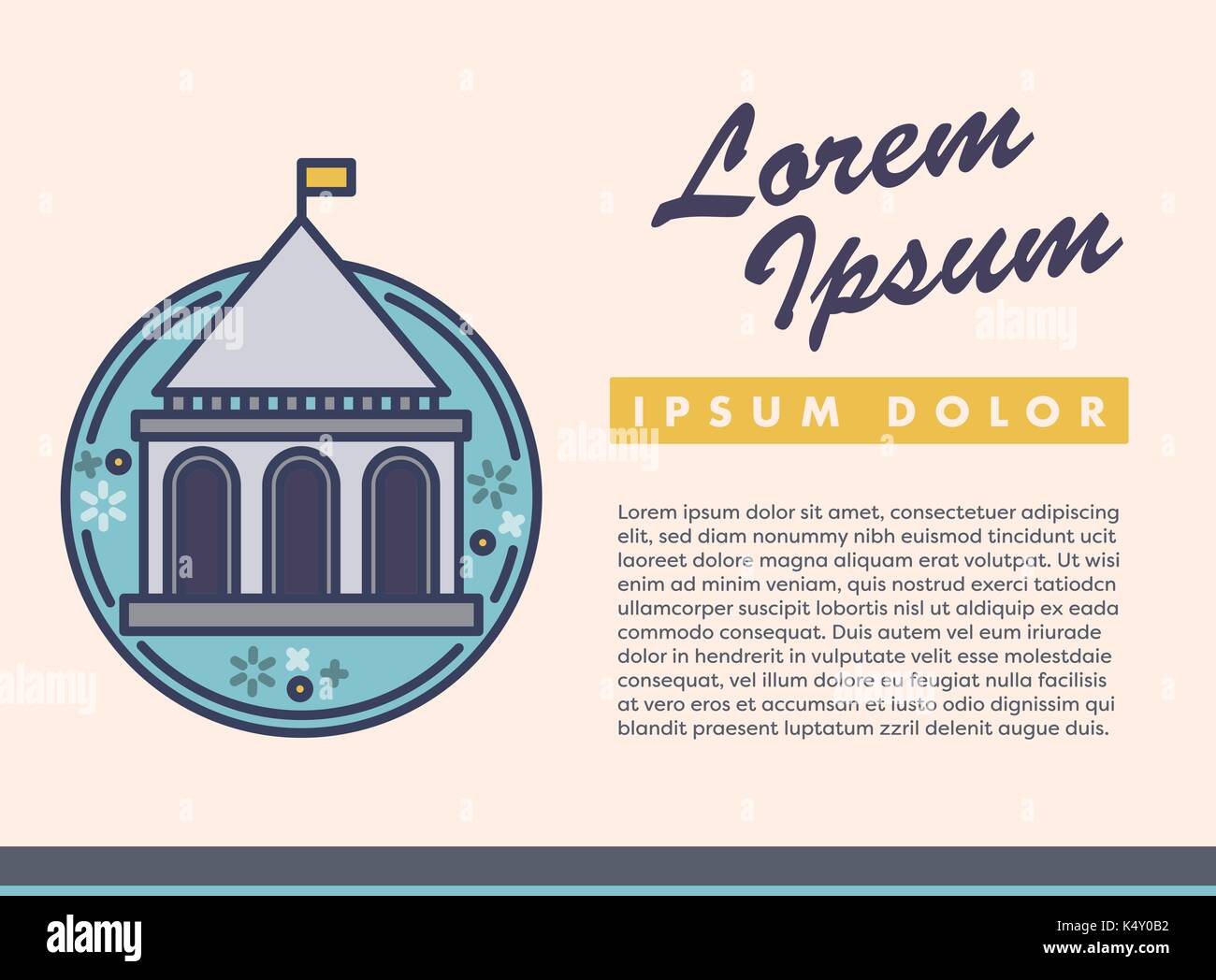Vector image of card with text lorem ipsum Stock Vector Image & Art - Alamy