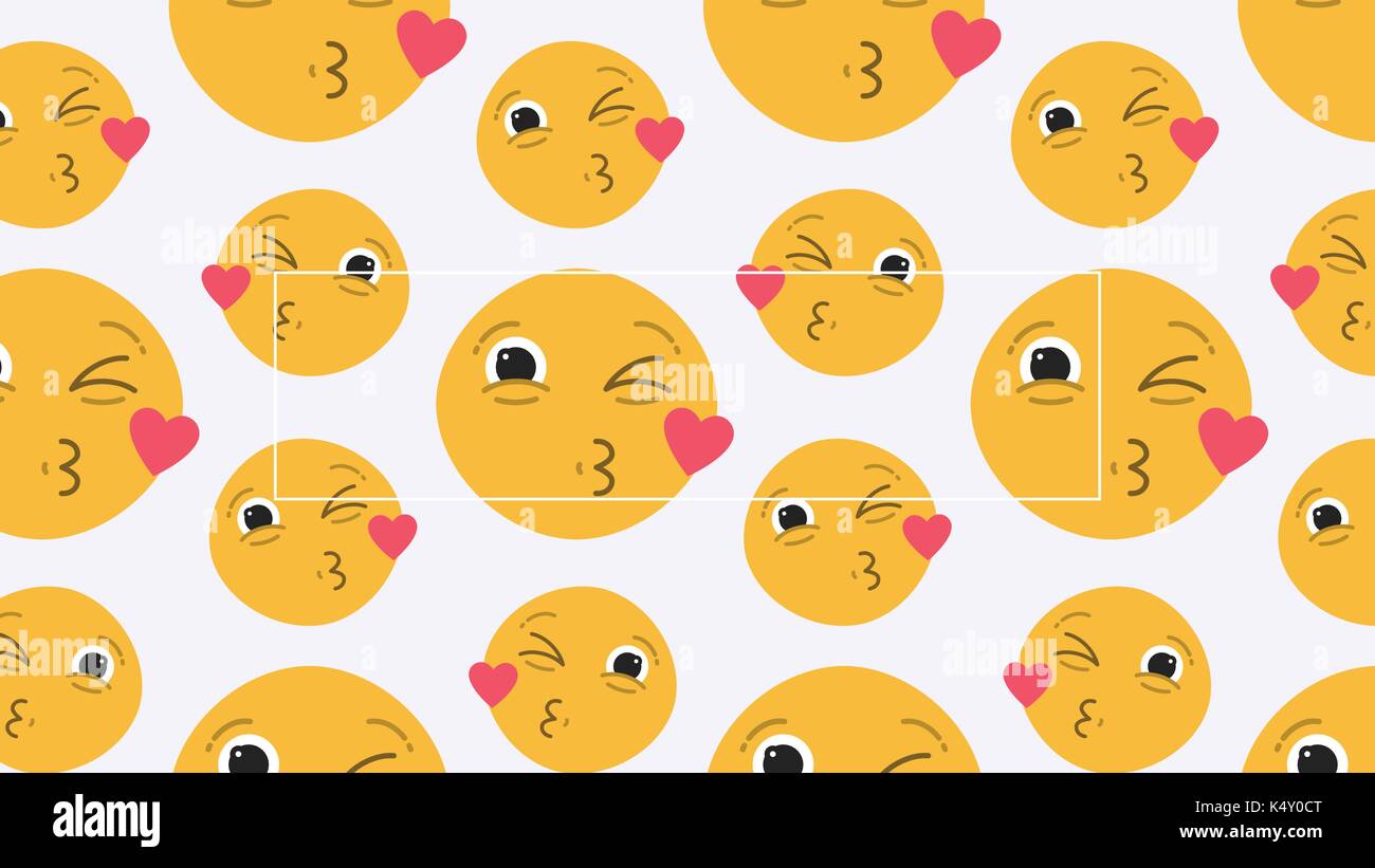 Vector image of winking and smiling emoticon Stock Vector Image & Art ...