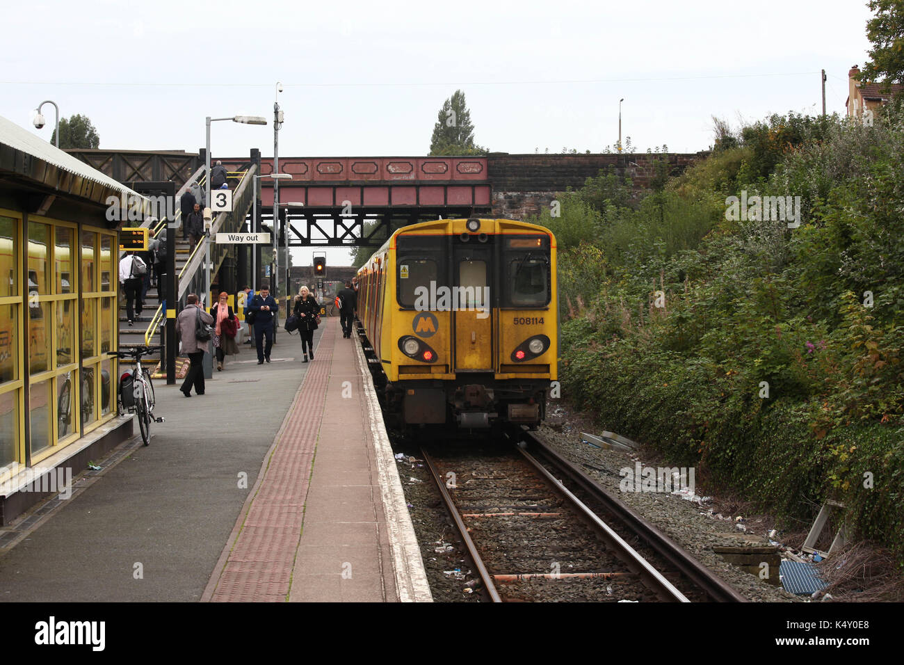 Trains In Liverpool Stock Photo - Alamy