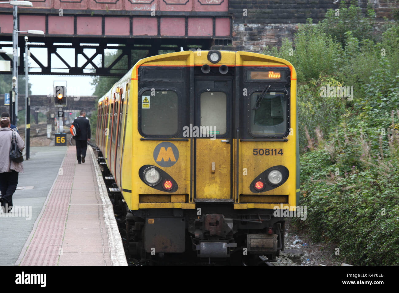Trains In Liverpool Stock Photo - Alamy