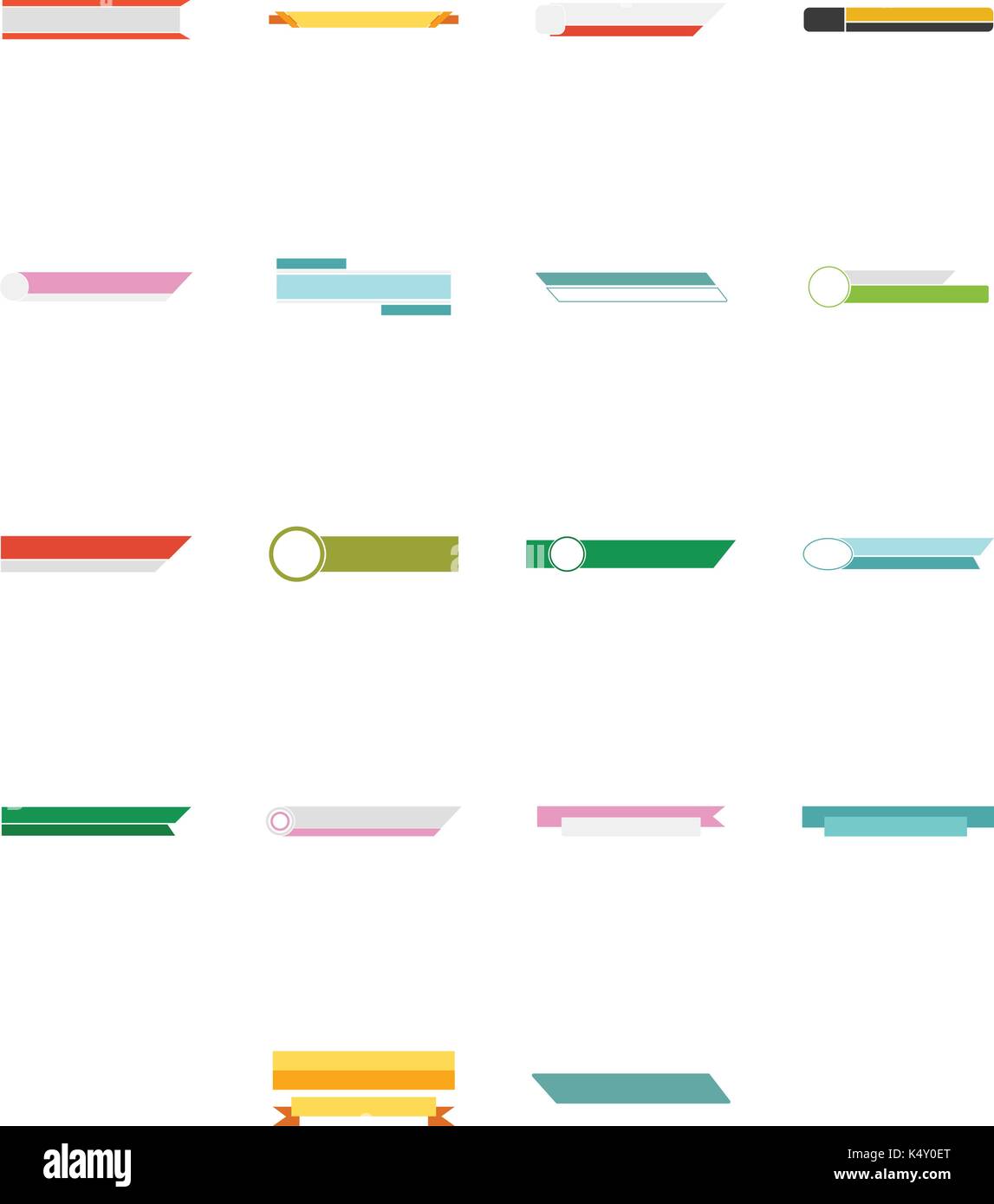 Vector icon set of various sign Stock Vector Image & Art - Alamy