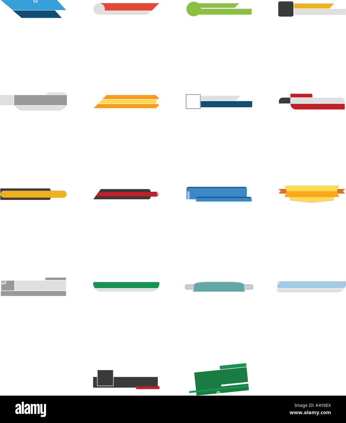 Vector icon set of various sign Stock Vector Image & Art - Alamy