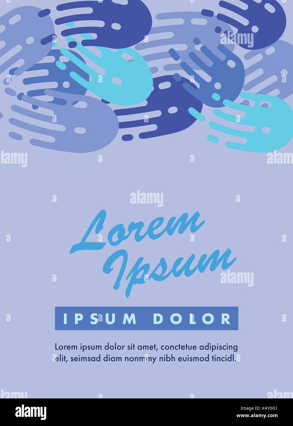 Vector image of card with text lorem ipsum dolor Stock Vector Image ...
