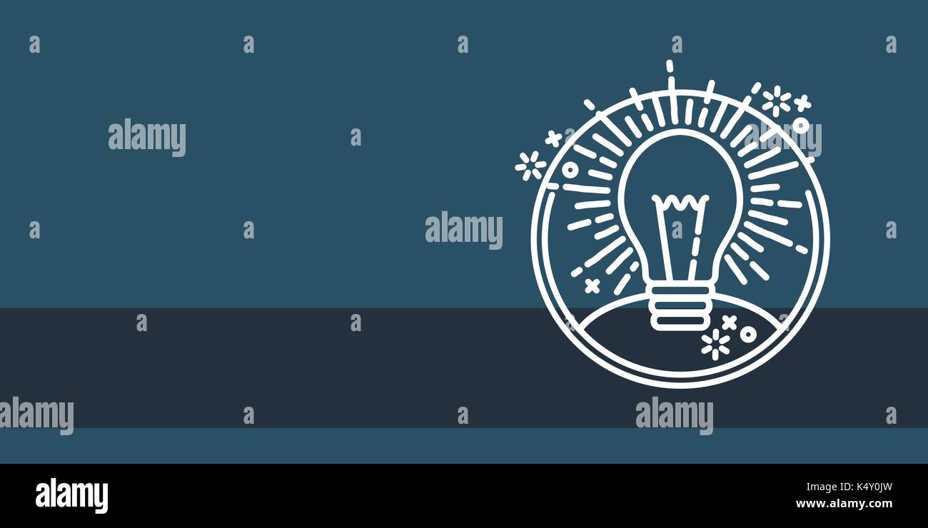 Vector icon of glowing bulb Stock Vector Image & Art - Alamy