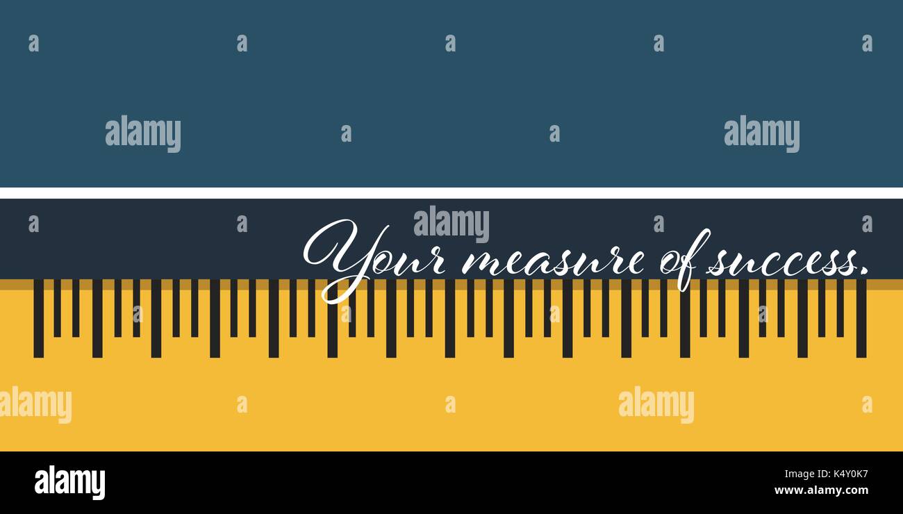 Scale reading Your measure of success Stock Vector Image & Art - Alamy