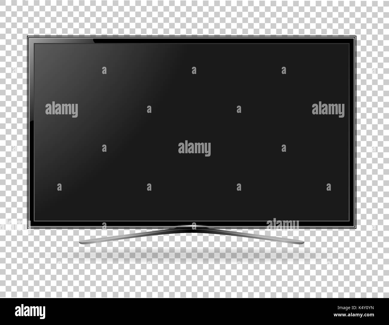 TV screen flat lcd led vector illustration Stock Vector Image & Art - Alamy
