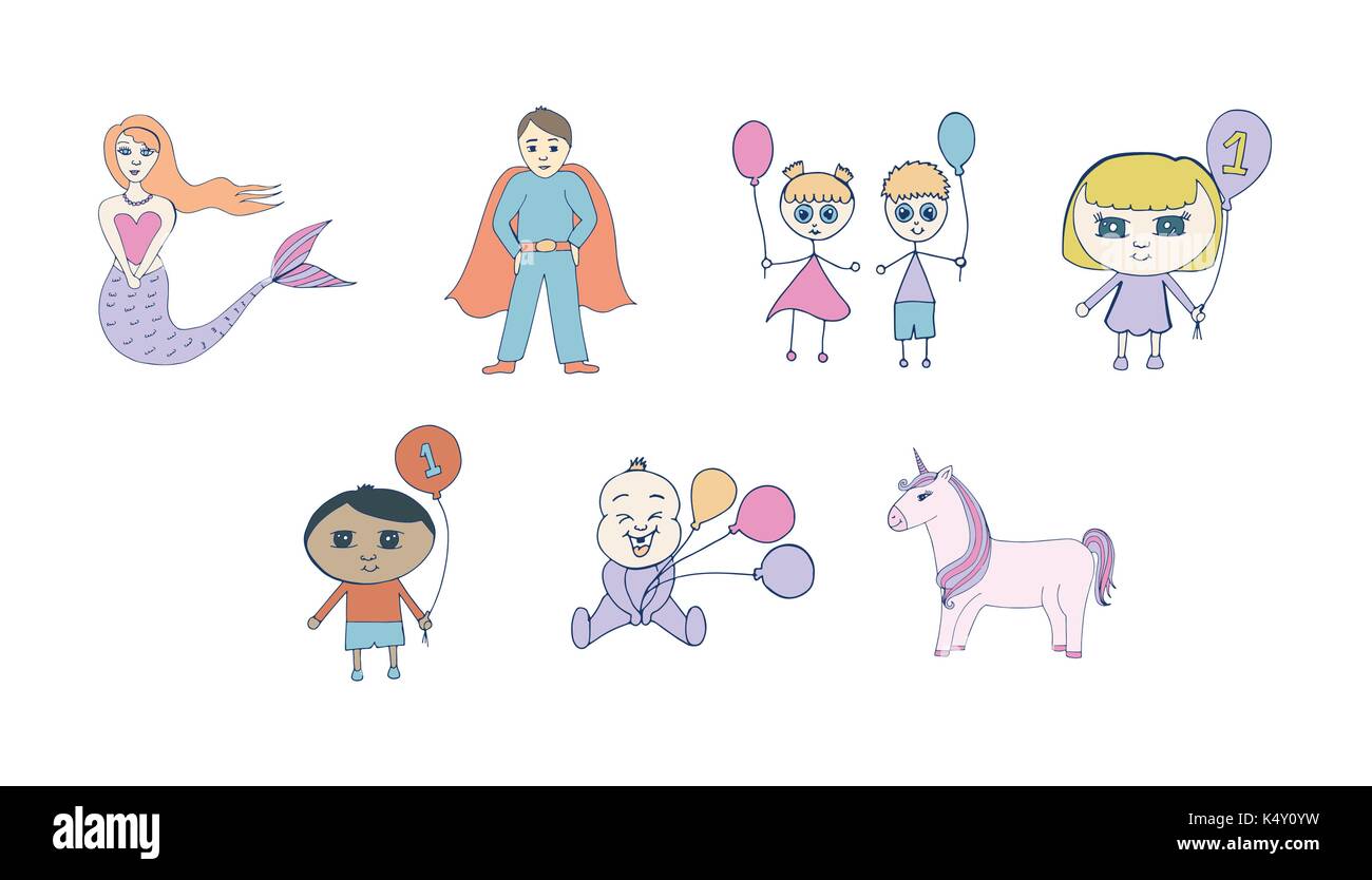 Mermaid vector Cut Out Stock Images & Pictures - Alamy