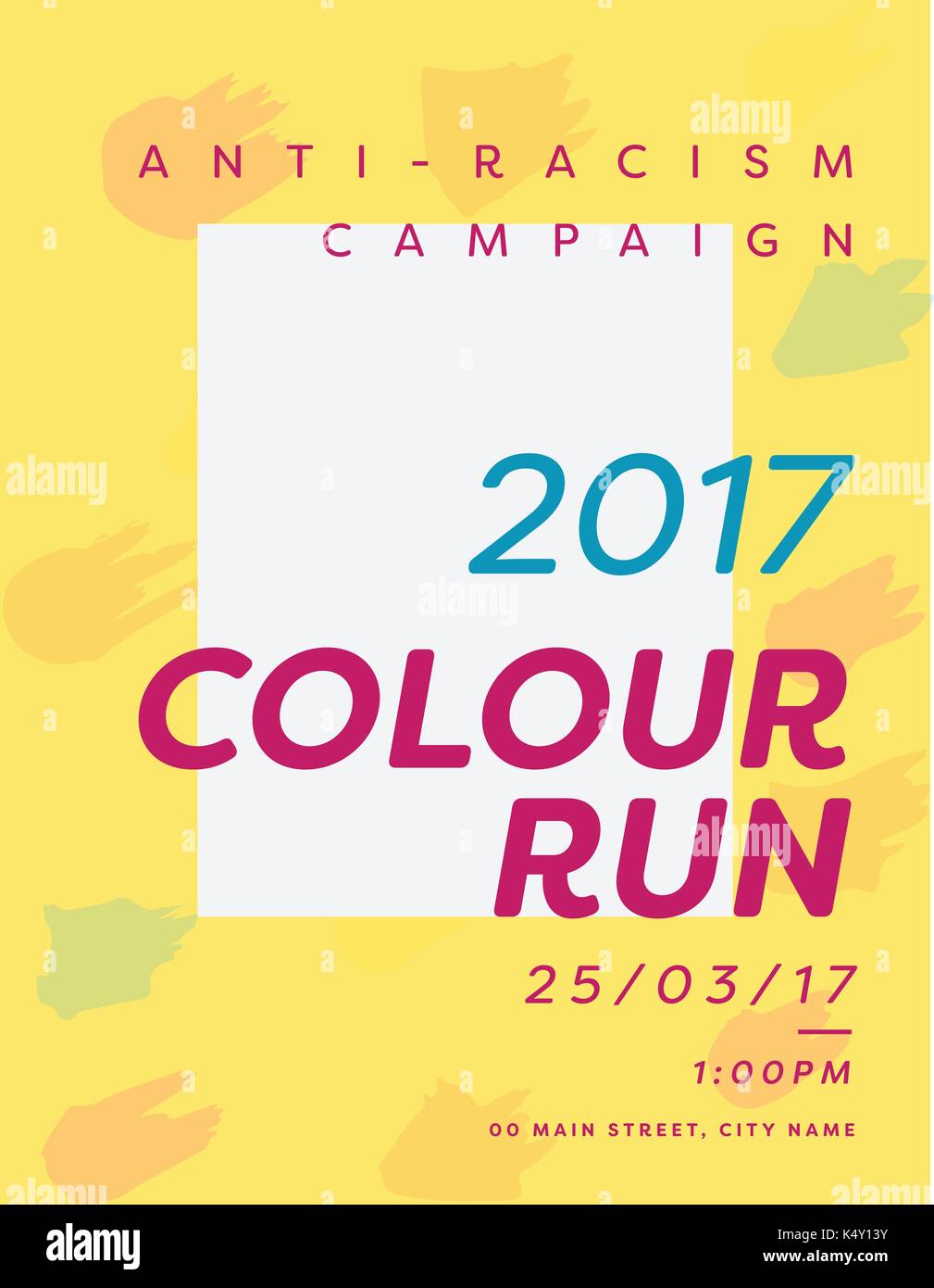 The color run run Stock Vector Images - Alamy