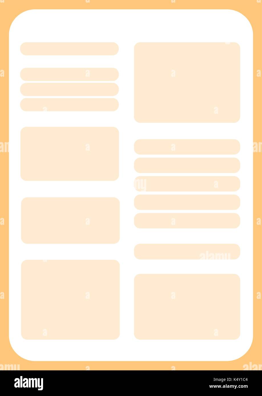 Daily planner template layout Stock Vector Image & Art - Alamy