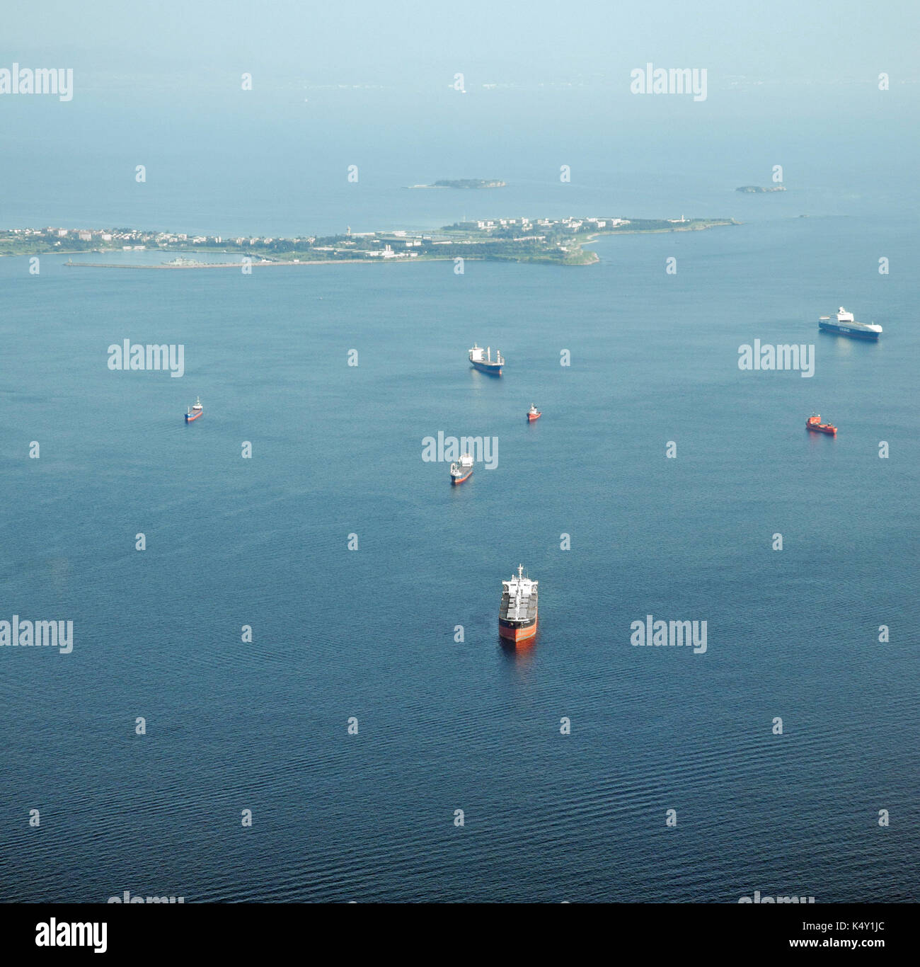 Turkey ships aerial view hi-res stock photography and images - Alamy