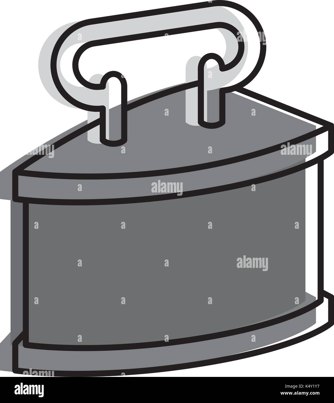 Traditional clothes iron Stock Vector Images - Alamy