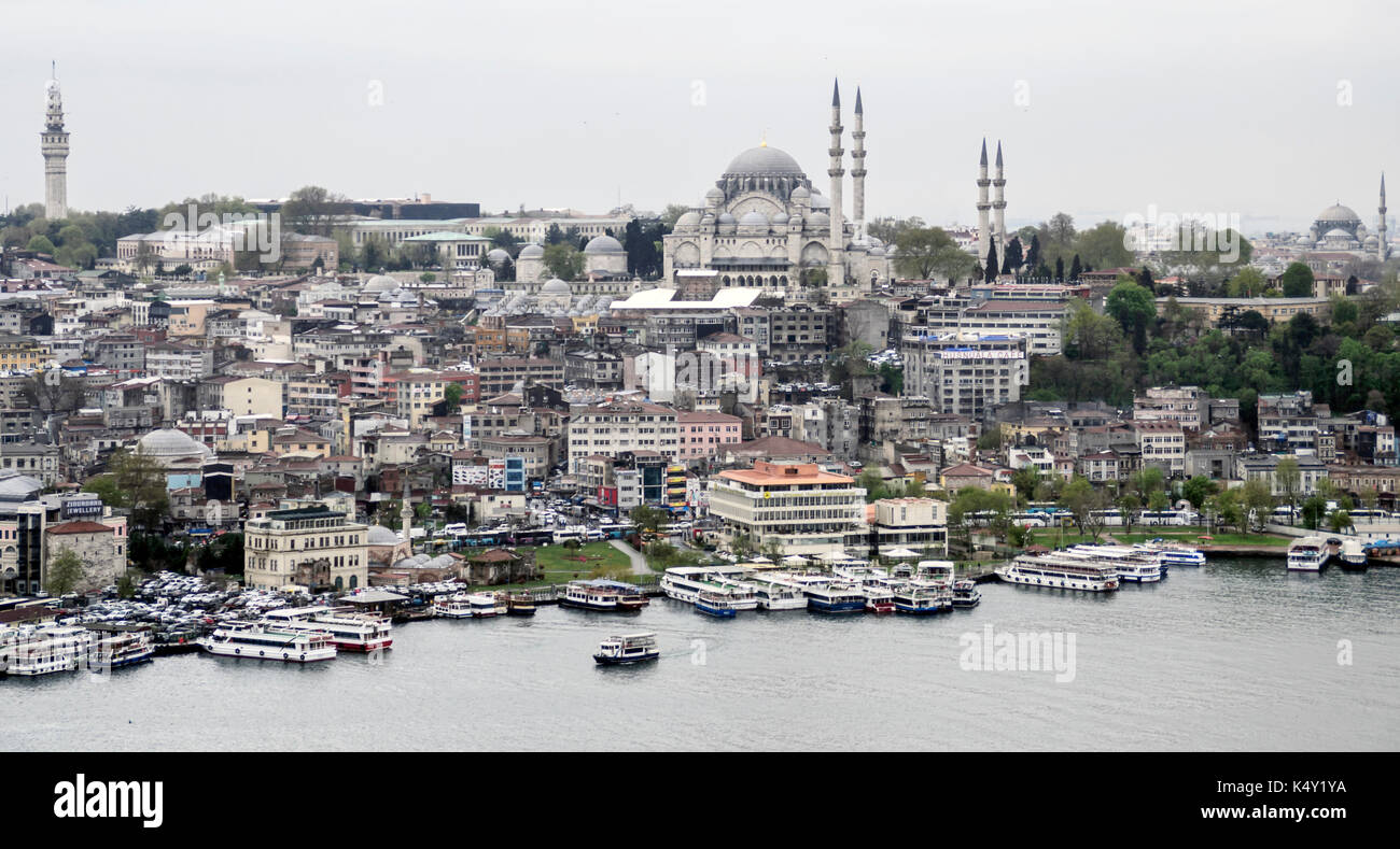 Istanbul aerial view Stock Photo - Alamy