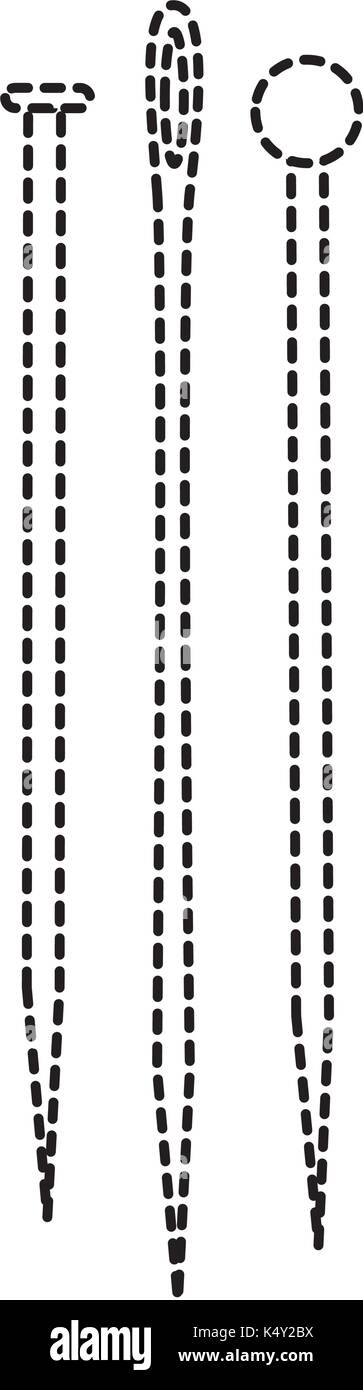 Safety needles Stock Vector Images - Alamy