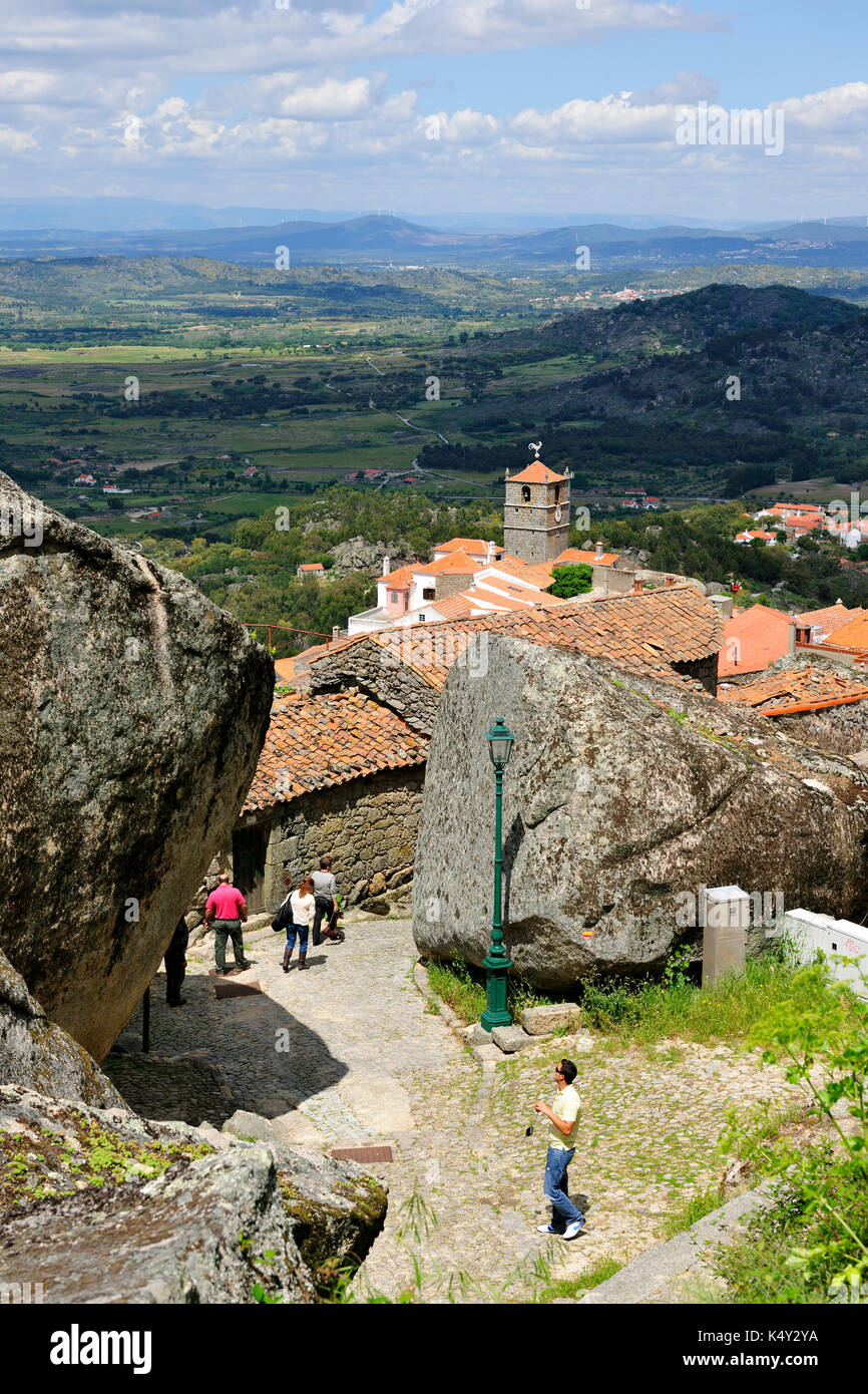 The medieval and historical village of Monsanto. Beira Baixa, Portugal ...