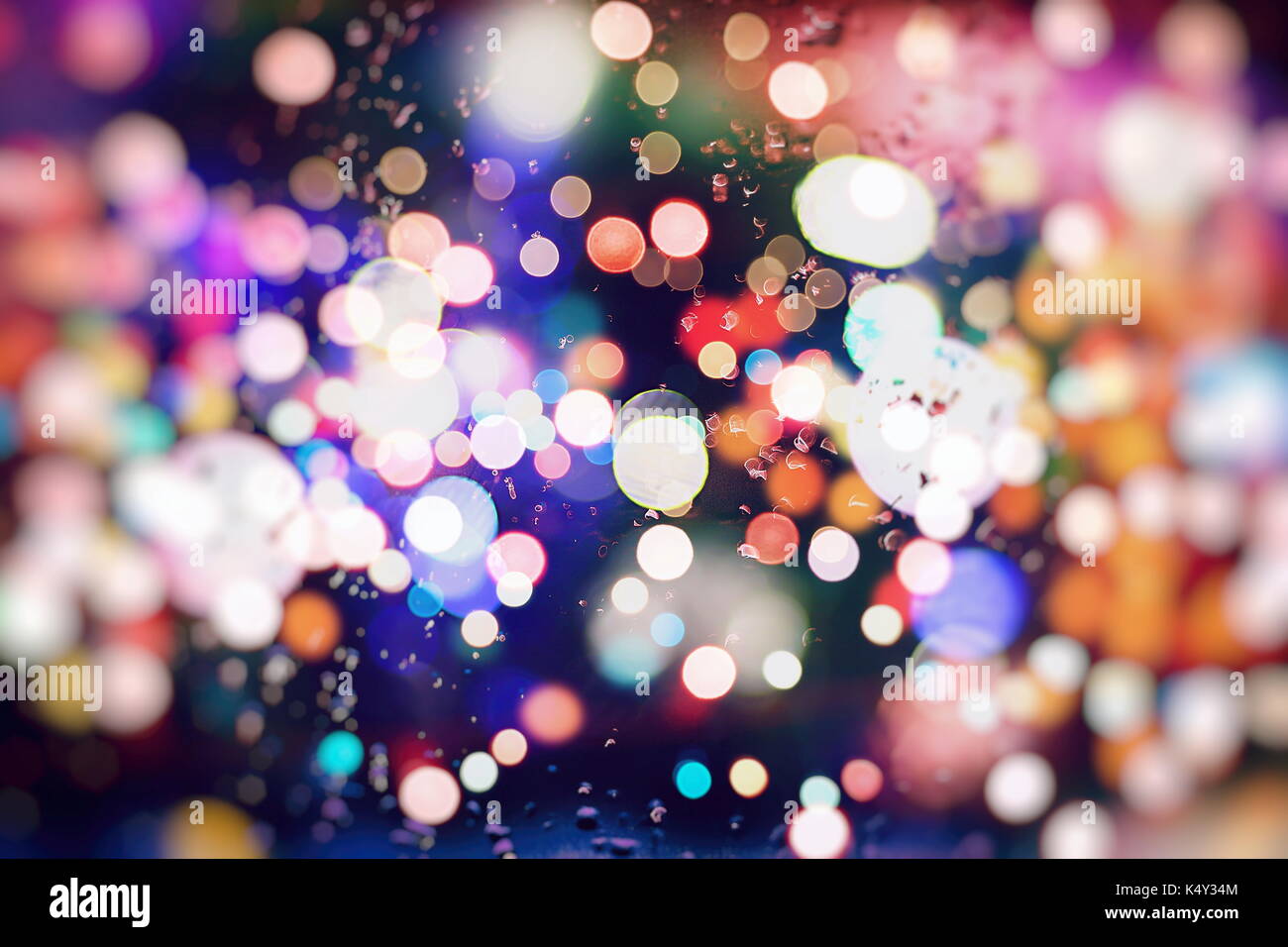 colorful crowd on concert,disco night Stock Photo - Alamy