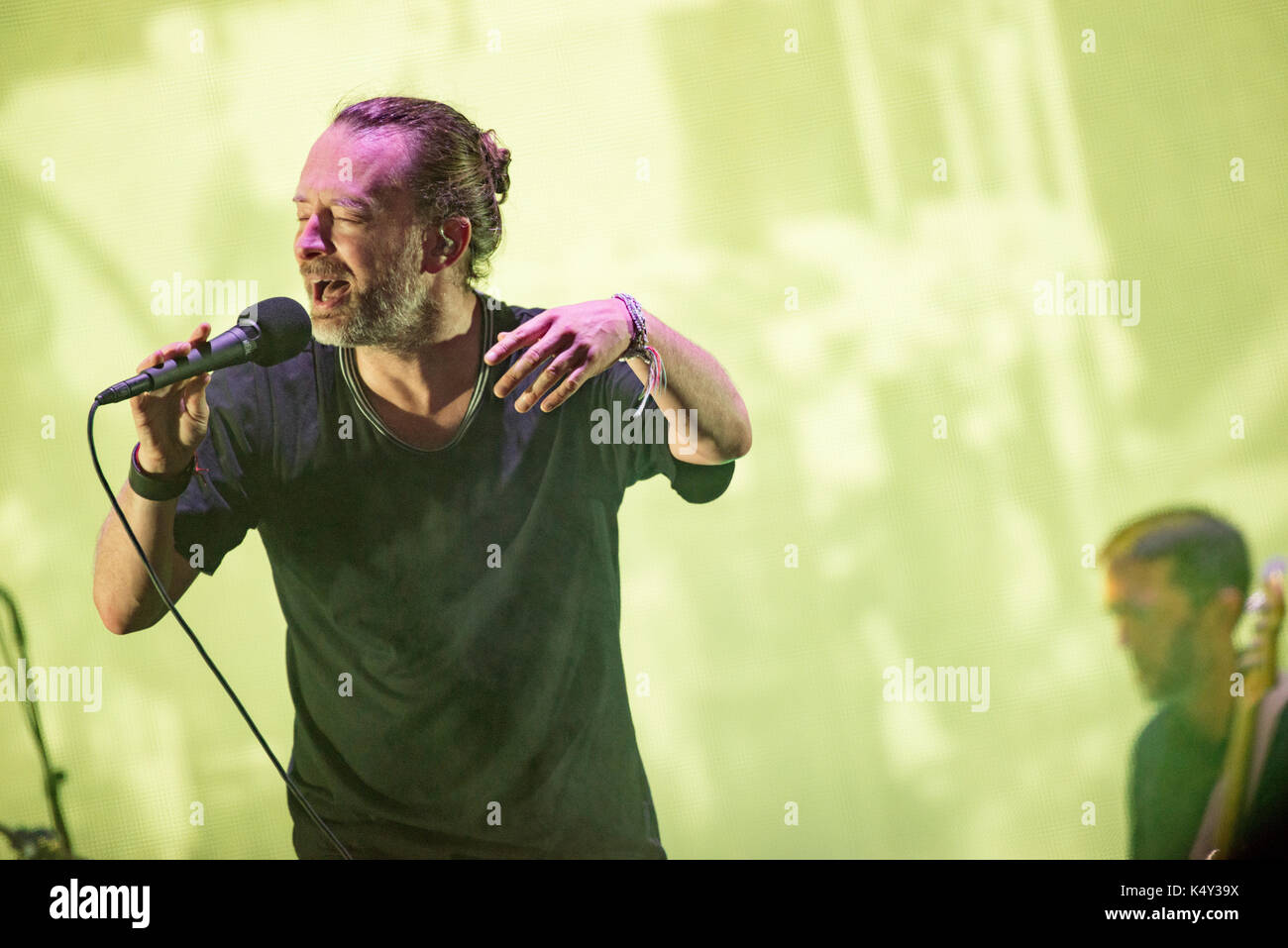 Radiohead performing at Main Square Festival, Arras, France, July 2nd ...