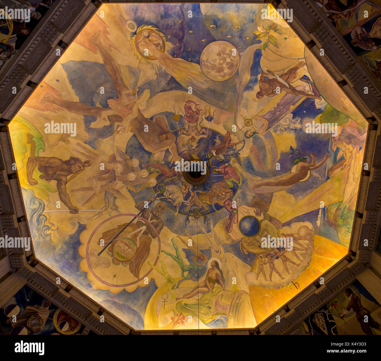 Ceiling at the Griffith Observatory Stock Photo - Alamy