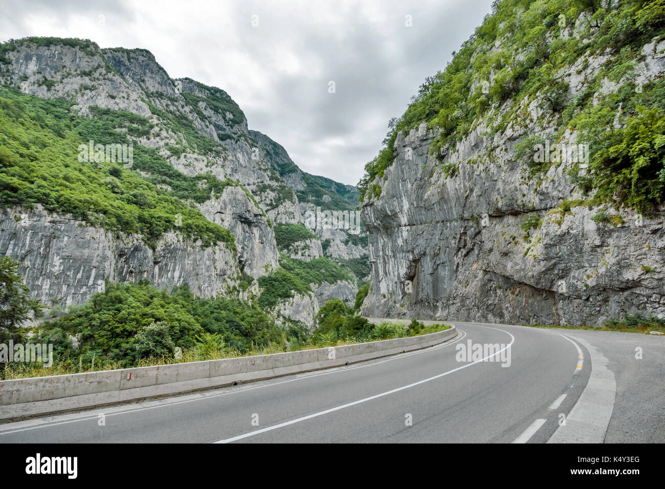 Mountain road in Montenegro Stock Photo - Alamy