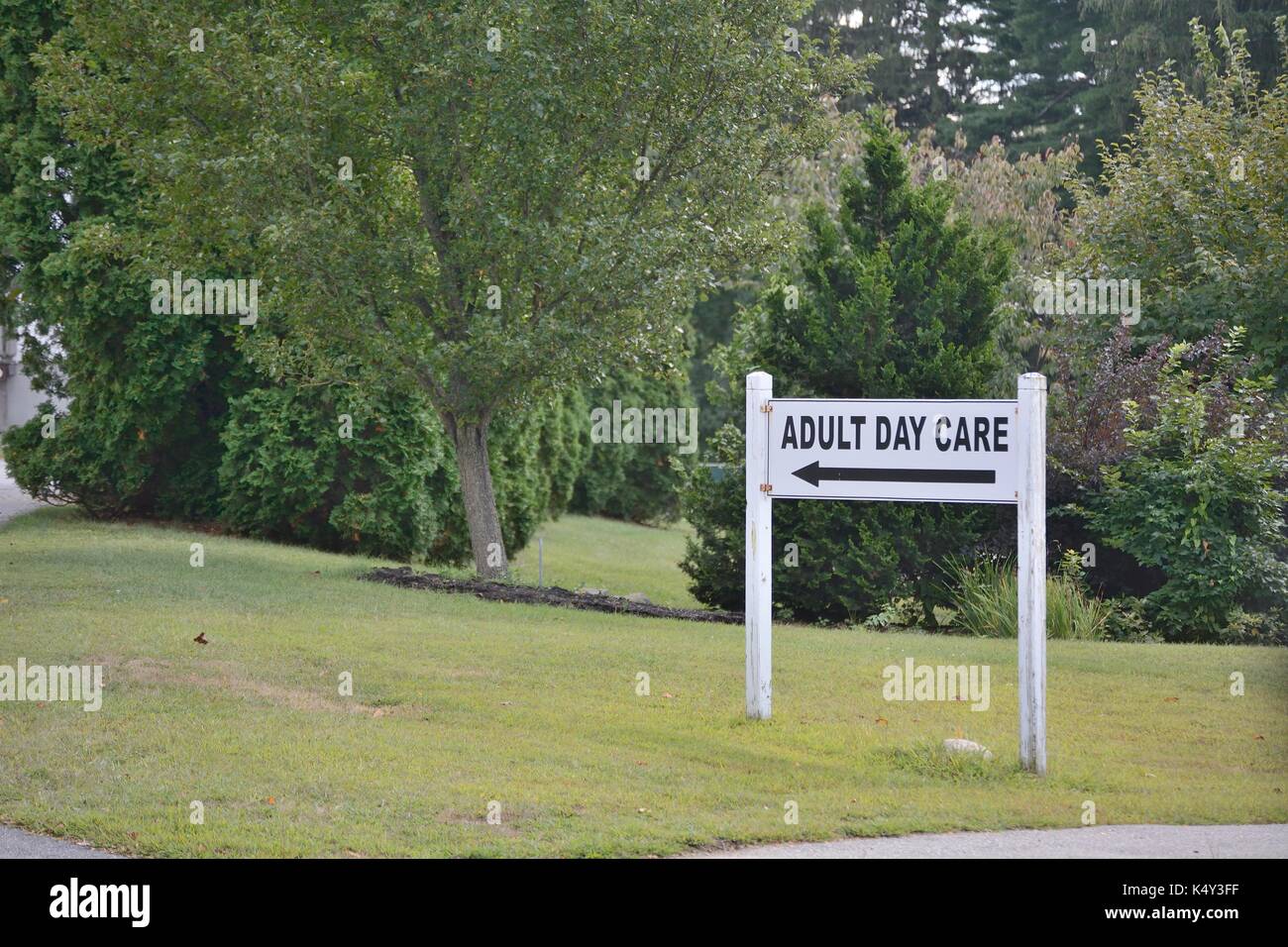Adult day care sign hi-res stock photography and images - Alamy
