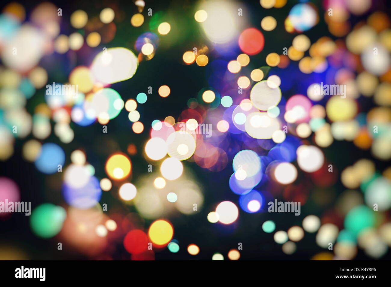 colorful crowd on concert,disco night Stock Photo - Alamy