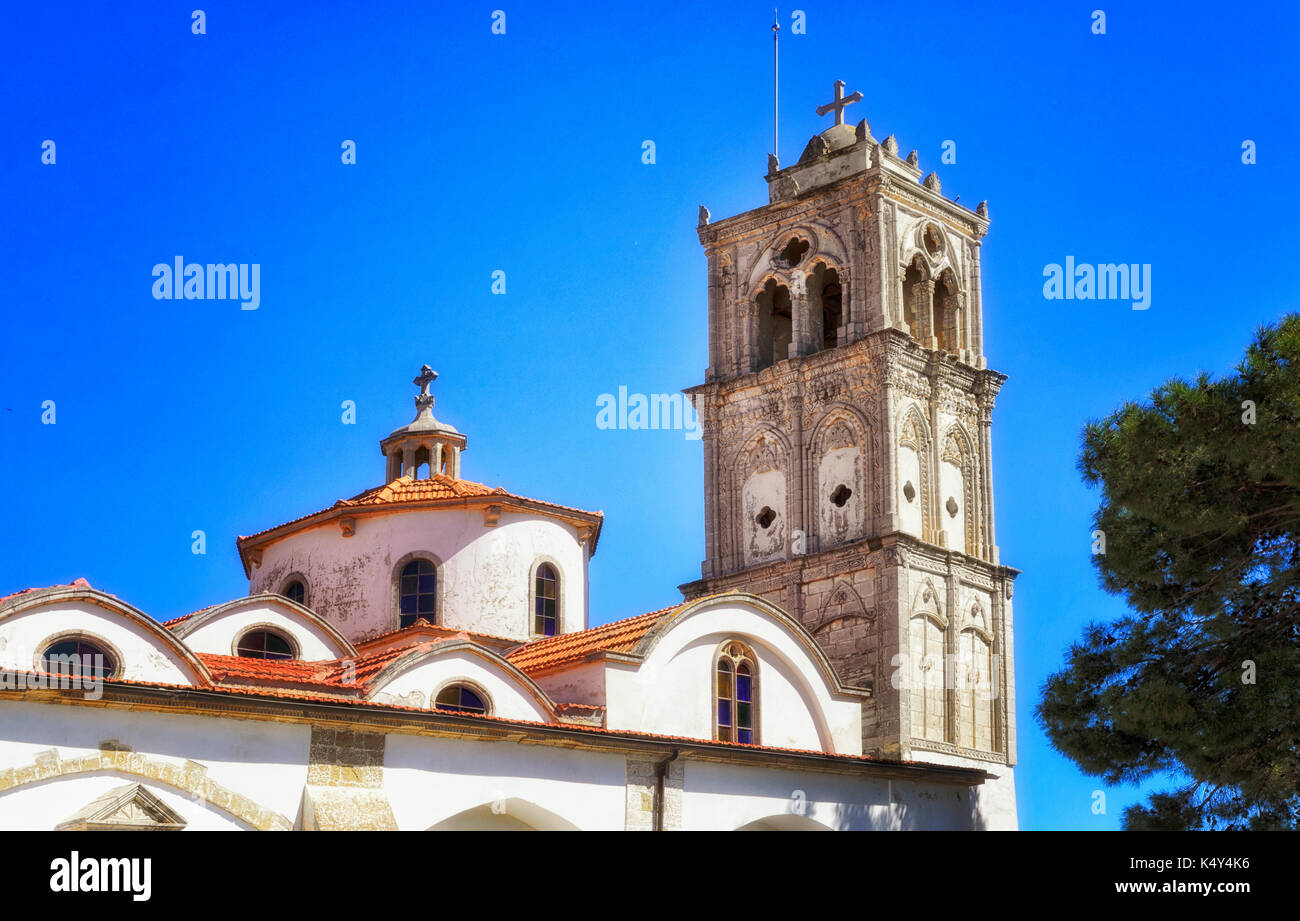 The Holy Cross Church. Lefkara village, Larnaca district. Cyprus Stock ...