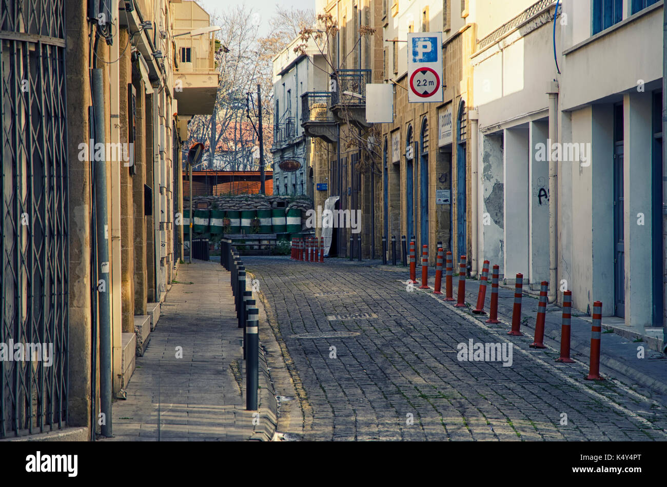 Cyprus nicosia wall green line hi-res stock photography and images - Alamy