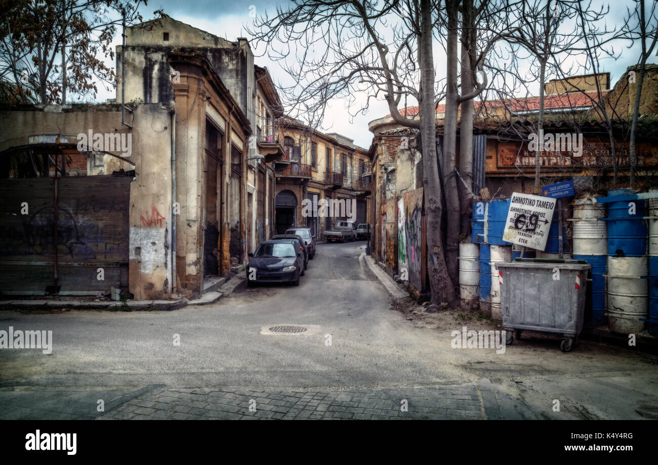 Cyprus nicosia wall green line hi-res stock photography and images - Alamy