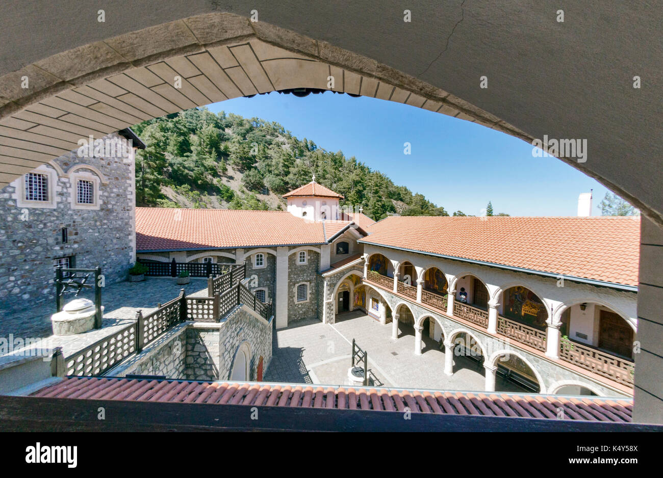 Kykkos monastery on Cyprus Stock Photo - Alamy