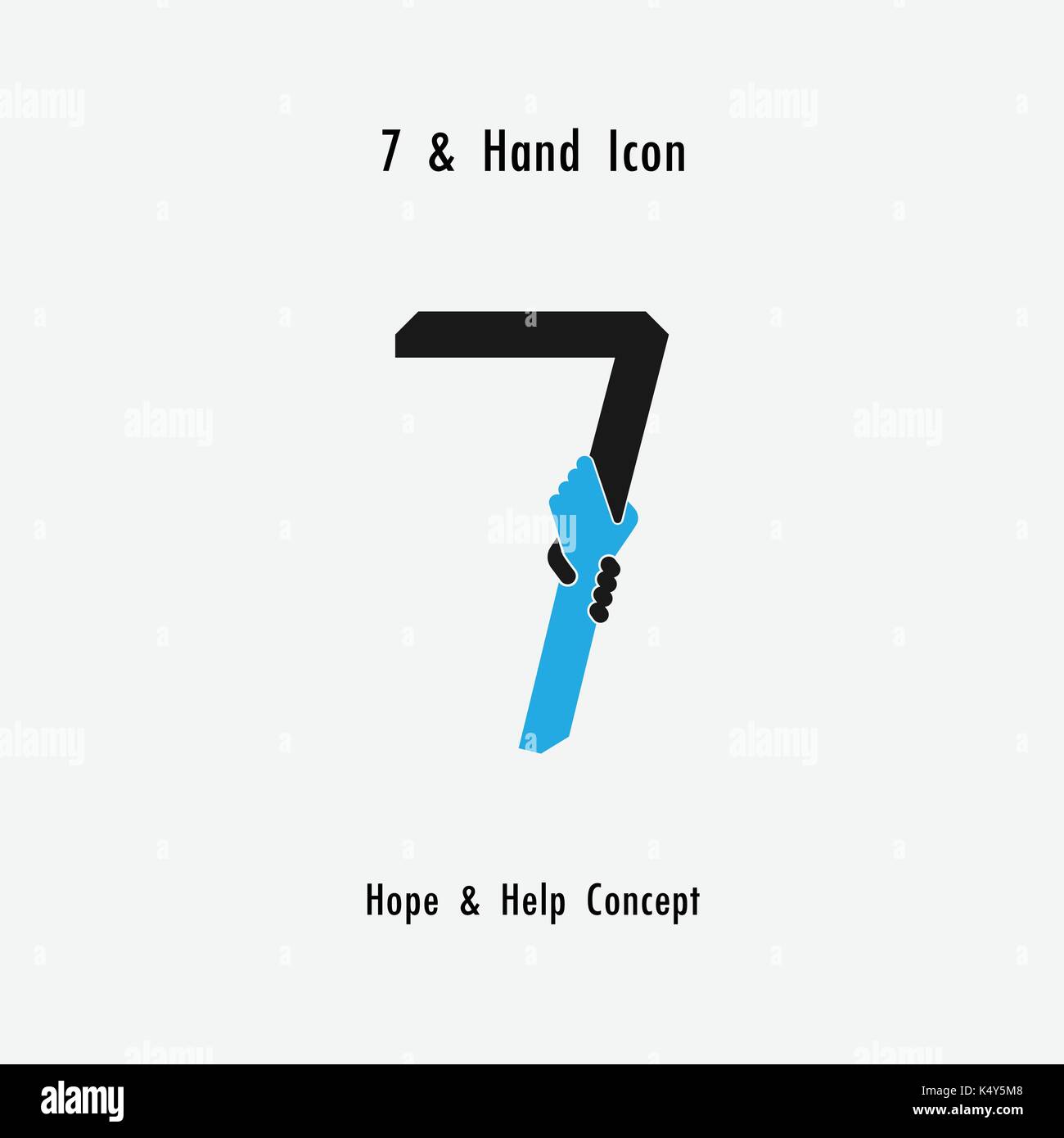 7 number Stock Vector Images - Alamy