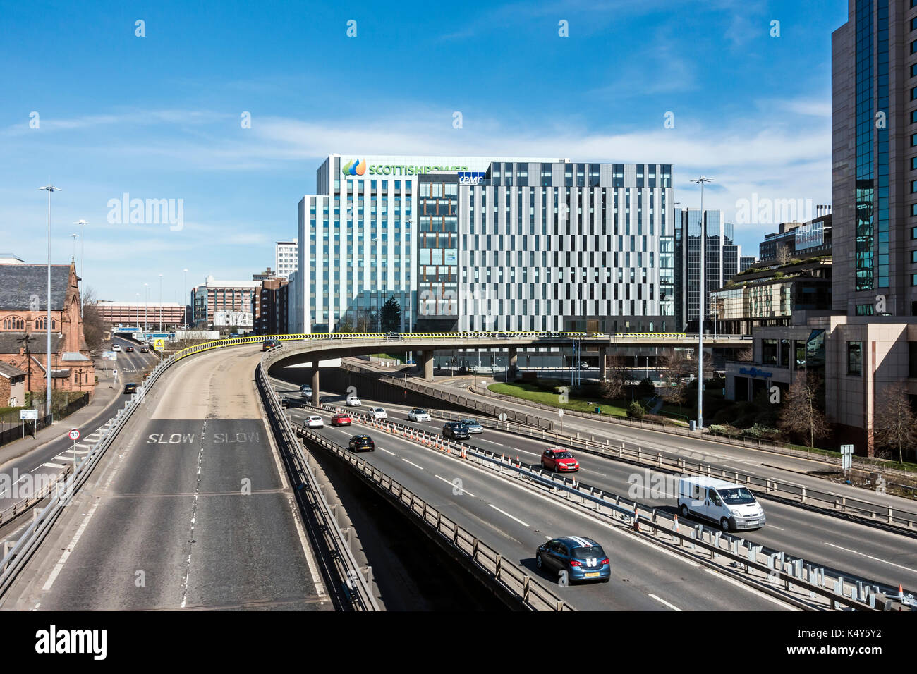 The St Vincent Plaza office building fronting Scottish Power building ...