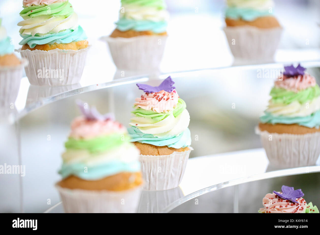 Close up detail of sweets on a candy bar at a private event Stock Photo ...