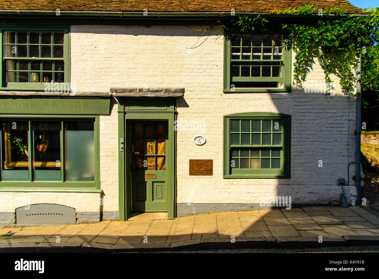 Main street shops in Rye Sussex Stock Photo - Alamy