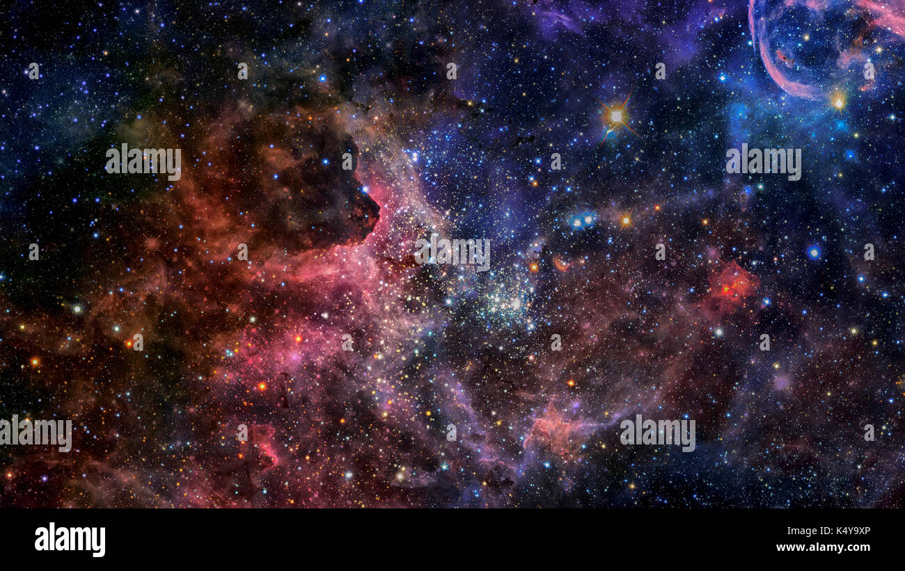 Galaxy and nebula. Space background. Elements of this Image Furnished ...