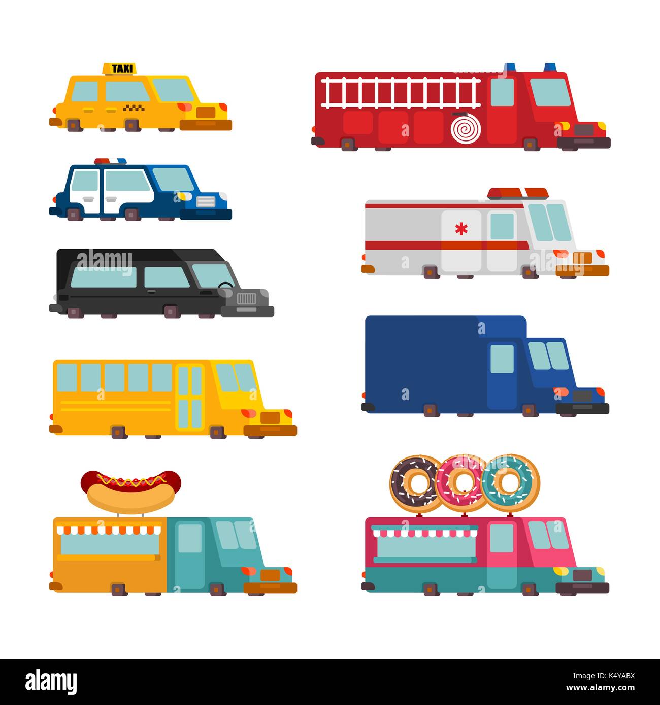 Mini fire engine Cut Out Stock Images & Pictures - Alamy