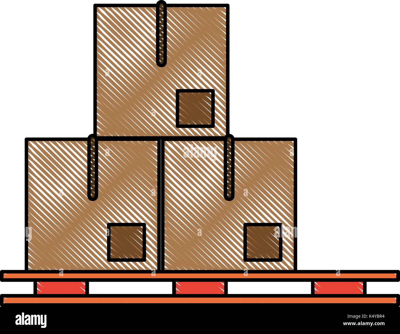piled cardboard boxes on pallets icon image Stock Vector Image & Art ... piled cardboard boxes on pallets icon image Stock Vector Image & Art ...