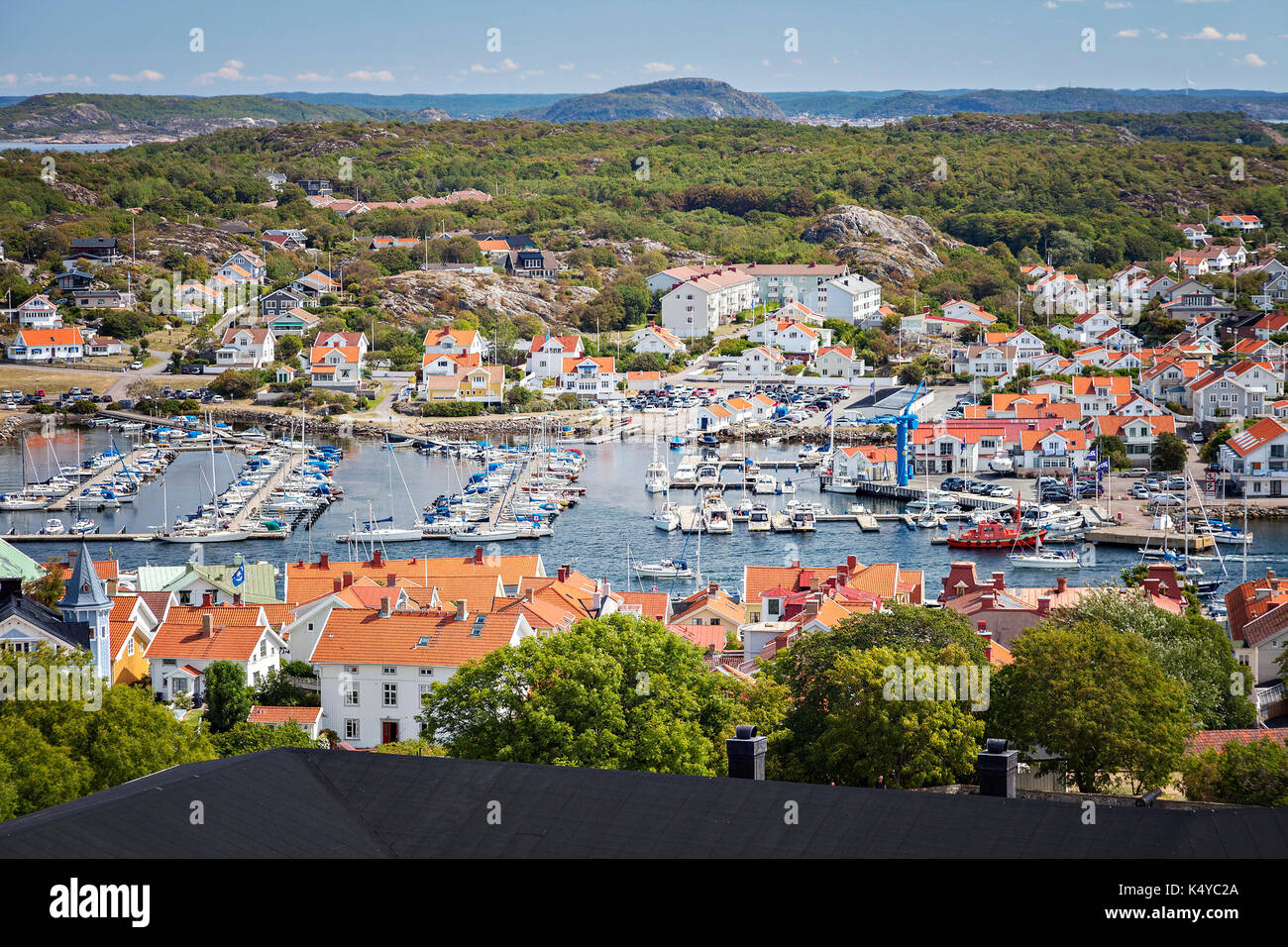 Marstrand island harbour on the west coast of Sweden Stock Photo - Alamy