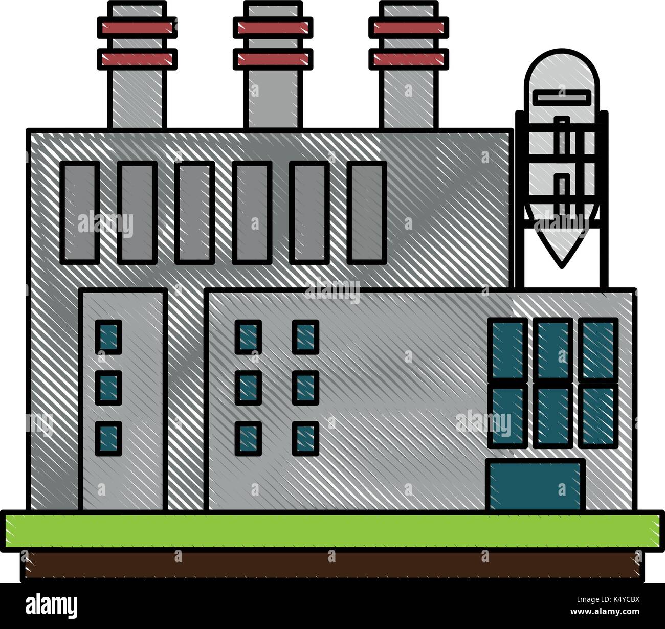factory building icon image Stock Vector Image & Art - Alamy