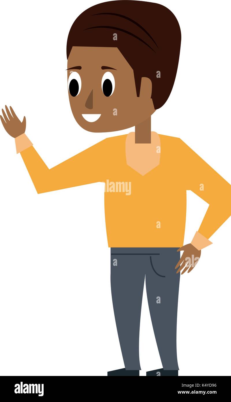 Adult man dark skin Stock Vector Images - Alamy