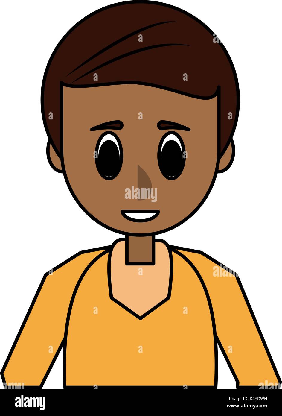 Adult man dark skin Stock Vector Images - Alamy