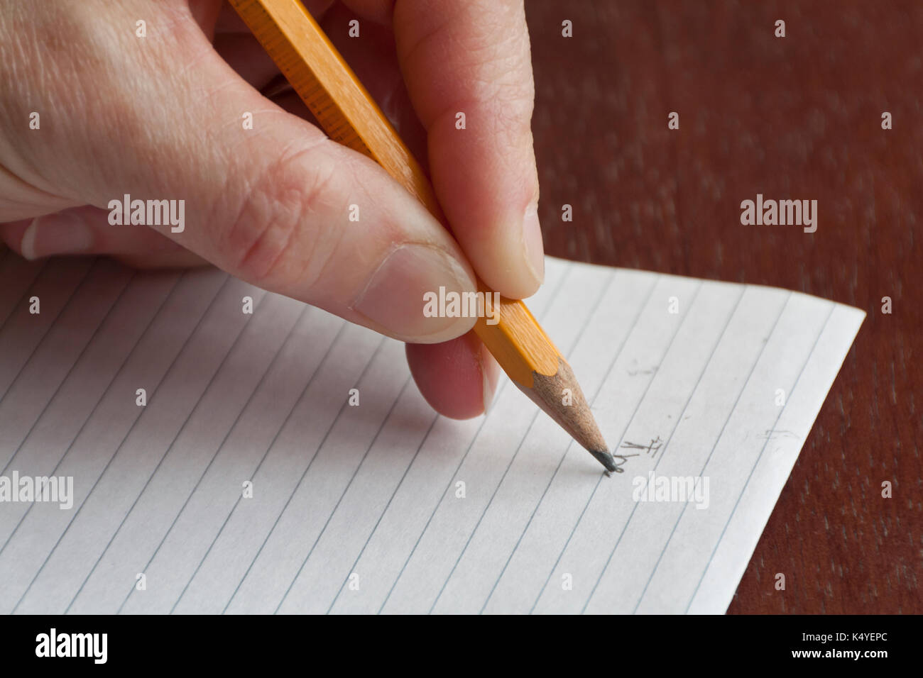 Left hand writing hi-res stock photography and images - Alamy