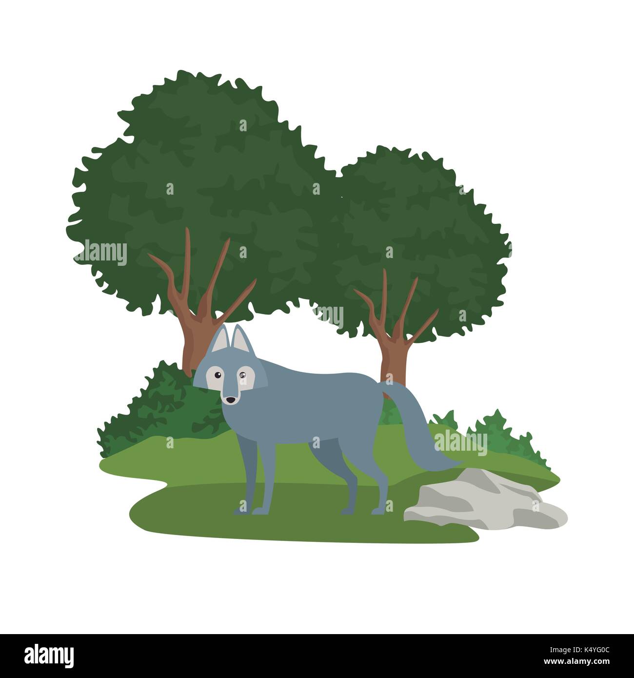 Forest animals cartoon Stock Vector Image & Art - Alamy