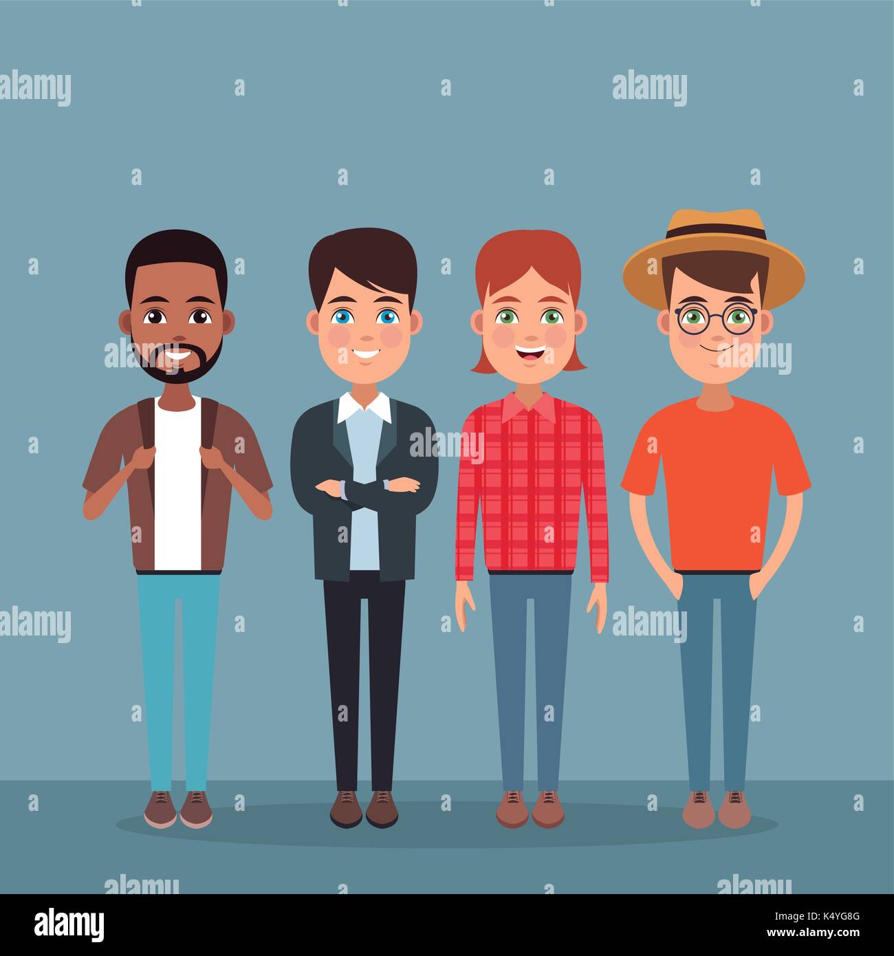 Friendship cartoon design Stock Vector Image & Art - Alamy