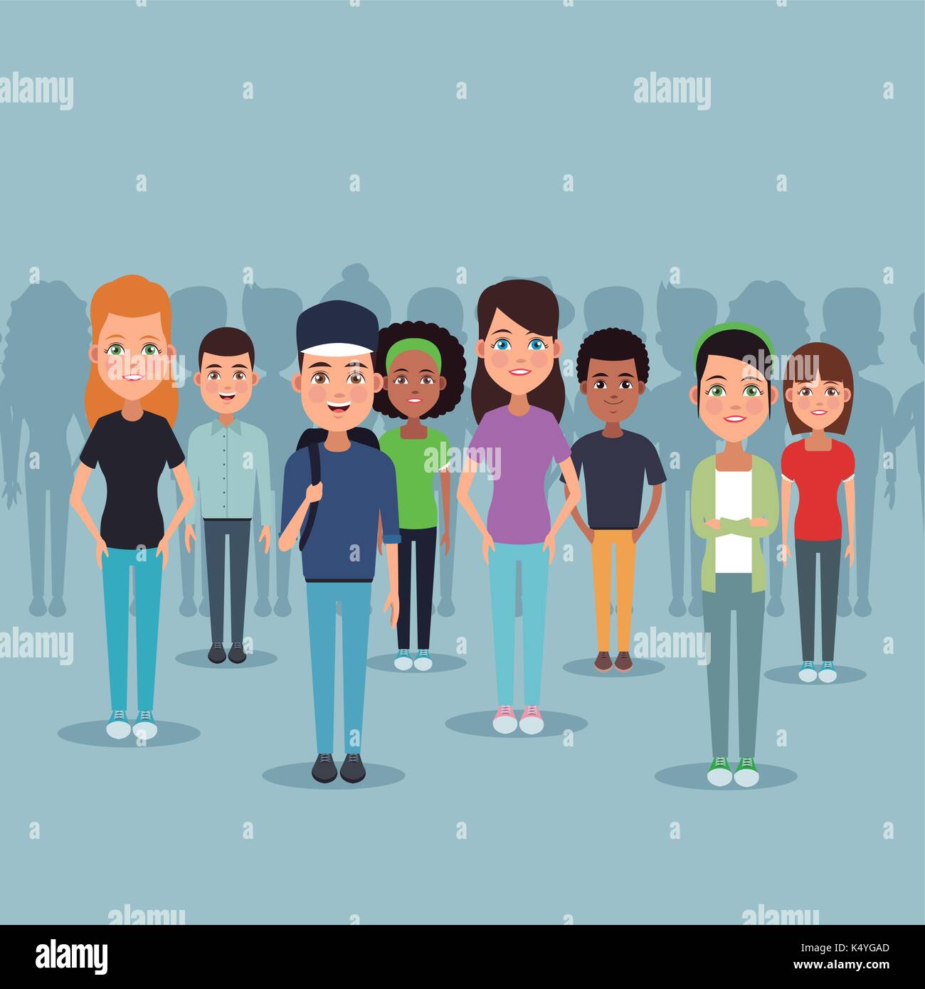 Friendship cartoon design Stock Vector Image & Art - Alamy