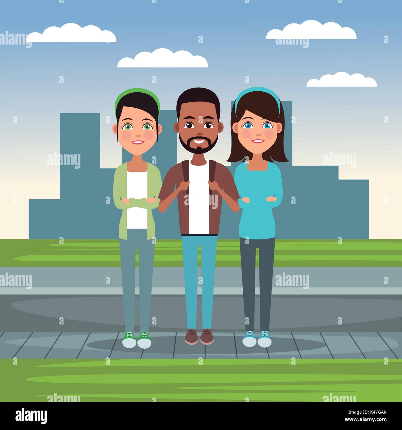 Friendship cartoon design Stock Vector Image & Art - Alamy