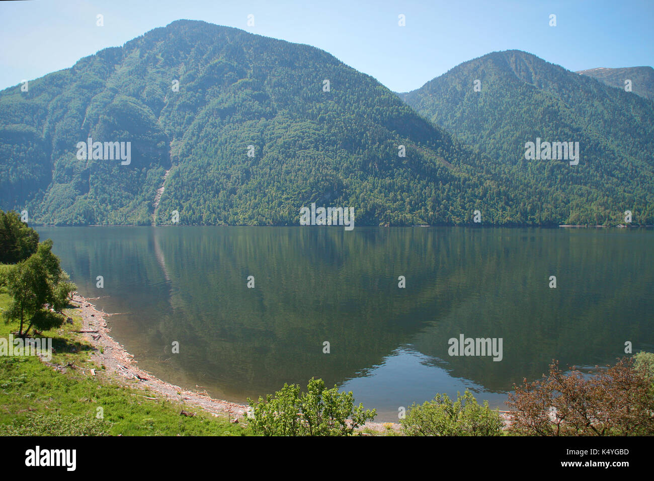 Teletskoe lake hi-res stock photography and images - Alamy