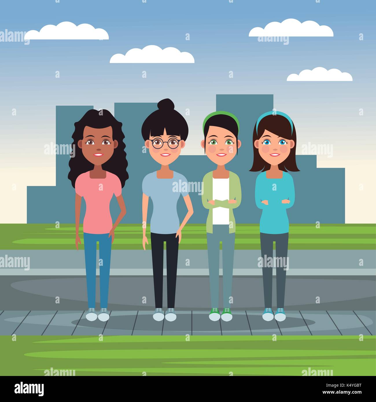 Friendship cartoon design Stock Vector Image & Art - Alamy