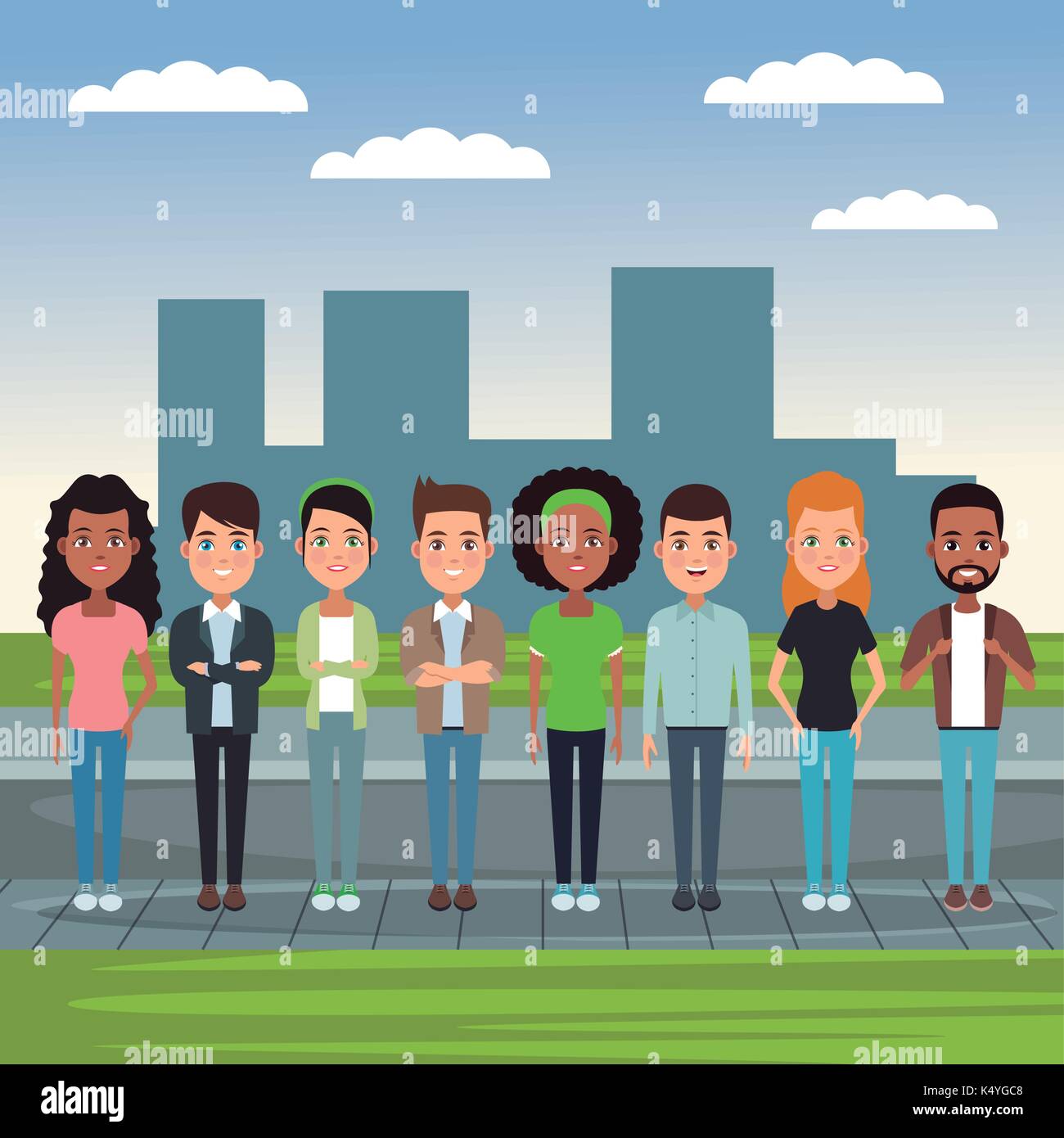 Friendship cartoon design Stock Vector Image & Art - Alamy