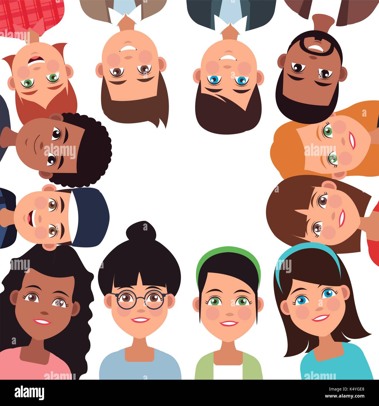 Friendship cartoon design Stock Vector Image & Art - Alamy