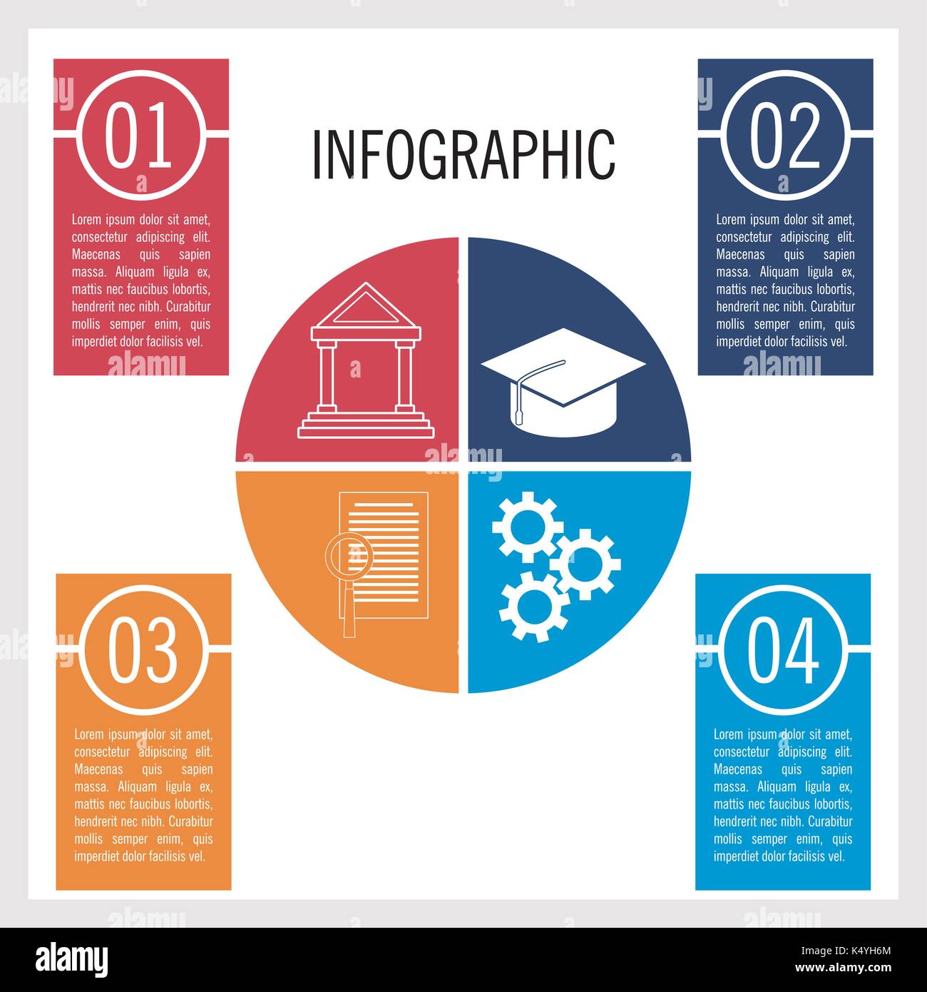 Business and education infographic Stock Vector Image & Art - Alamy