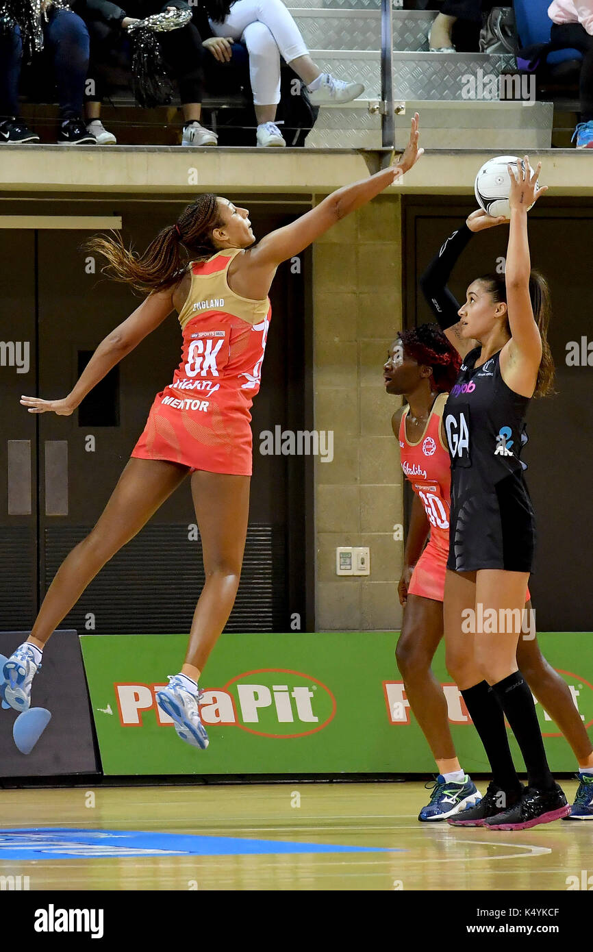 7th September 2017, Te Rauparaha Arena, Wellington, New Zealand; Taini ...